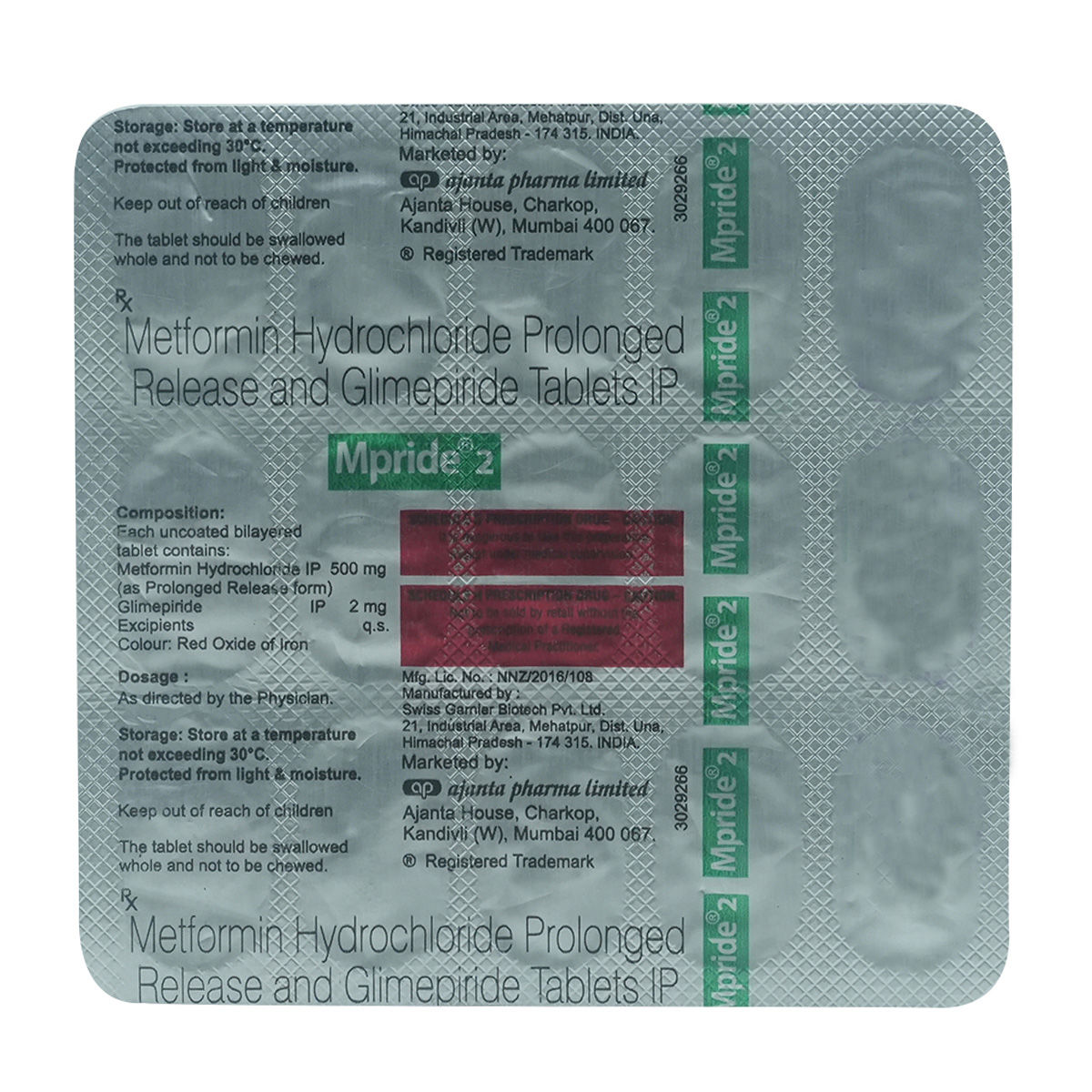 Mpride 2 Tablet | Uses, Side Effects, Price | Apollo Pharmacy