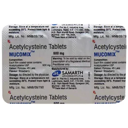 Mucomix Tablet | Uses, Side Effects, Price | Apollo Pharmacy