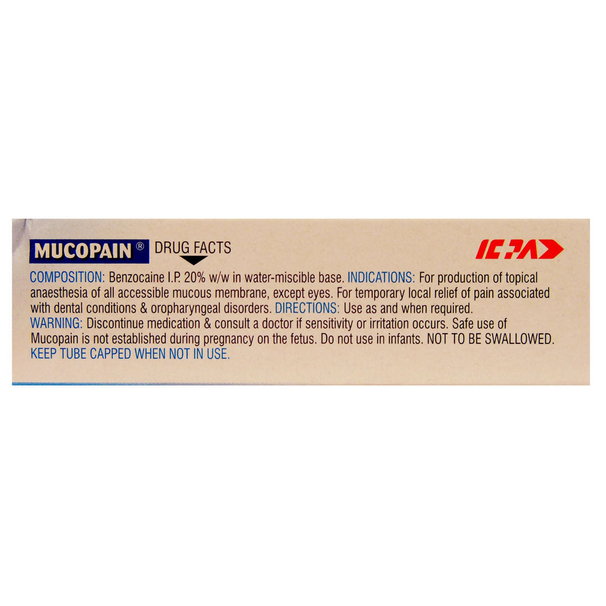 Buy Mucopain Gel | 19 Minutes Delivery | Apollo Pharmacy