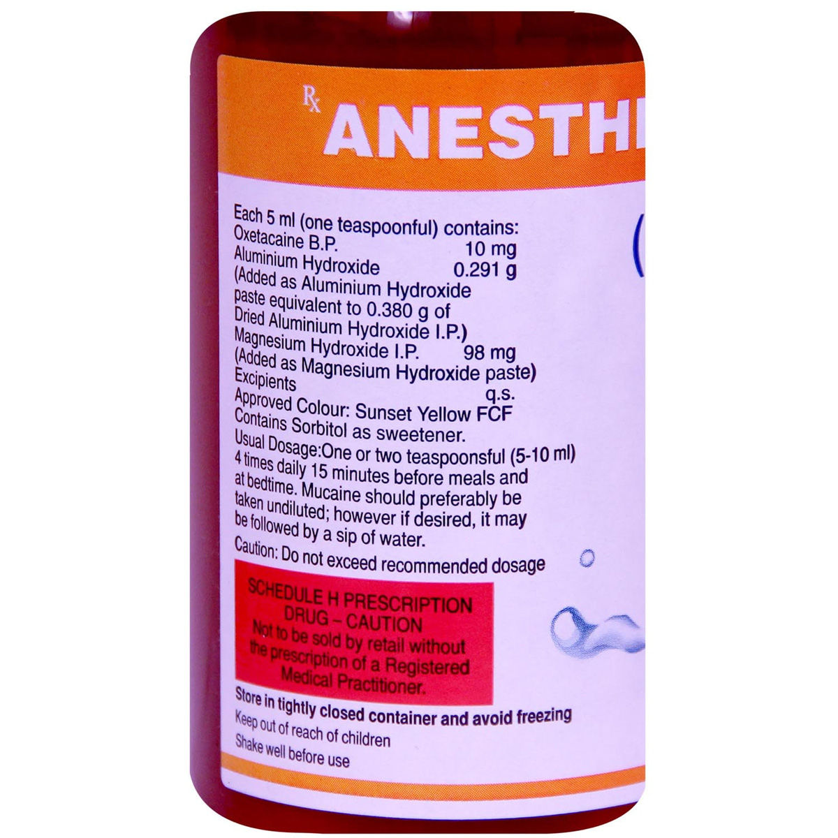 Mucaine Gel Orange | Uses, Side Effects, Price | Apollo Pharmacy