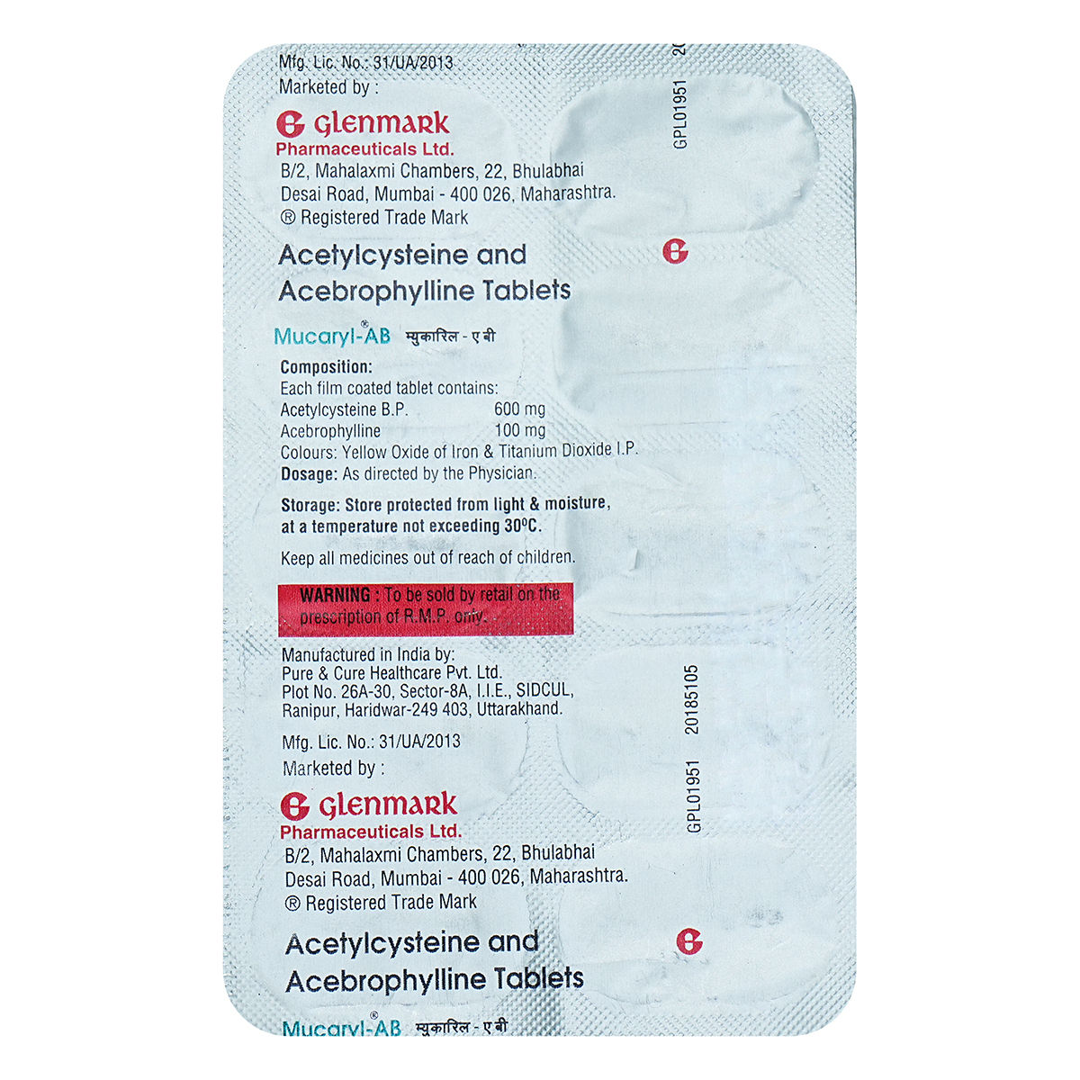 Mucaryl-AB Tablet | Uses, Side Effects, Price | Apollo Pharmacy