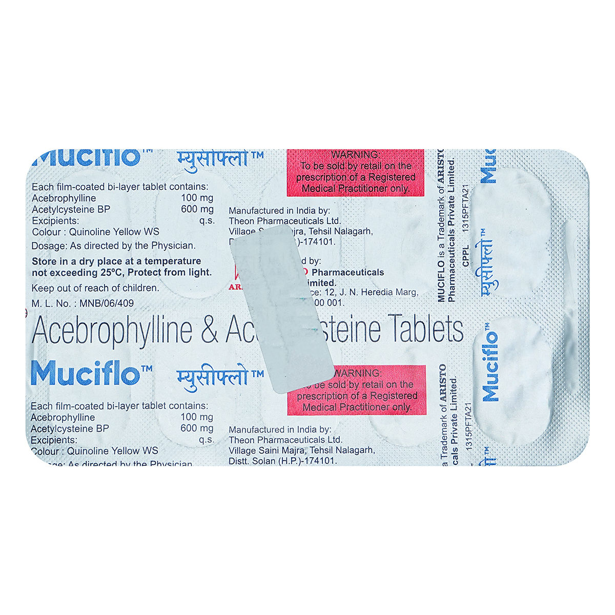 Muciflo 100/600 Tab | Uses, Side Effects, Price | Apollo Pharmacy
