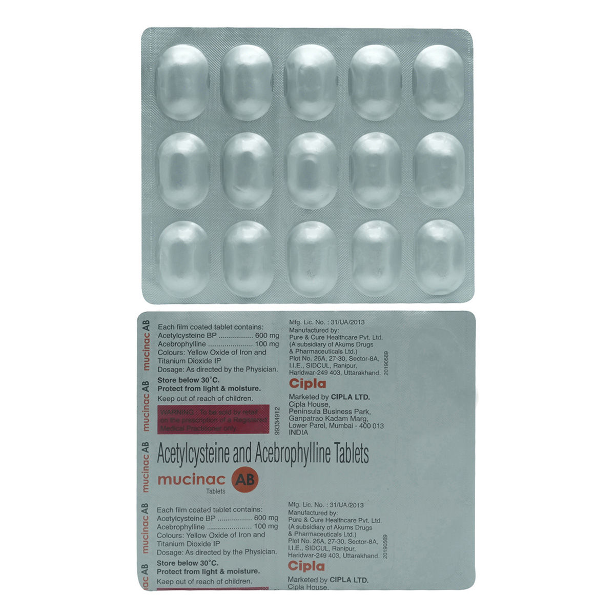 Mucinac AB Tablet | Uses, Side Effects, Price | Apollo Pharmacy
