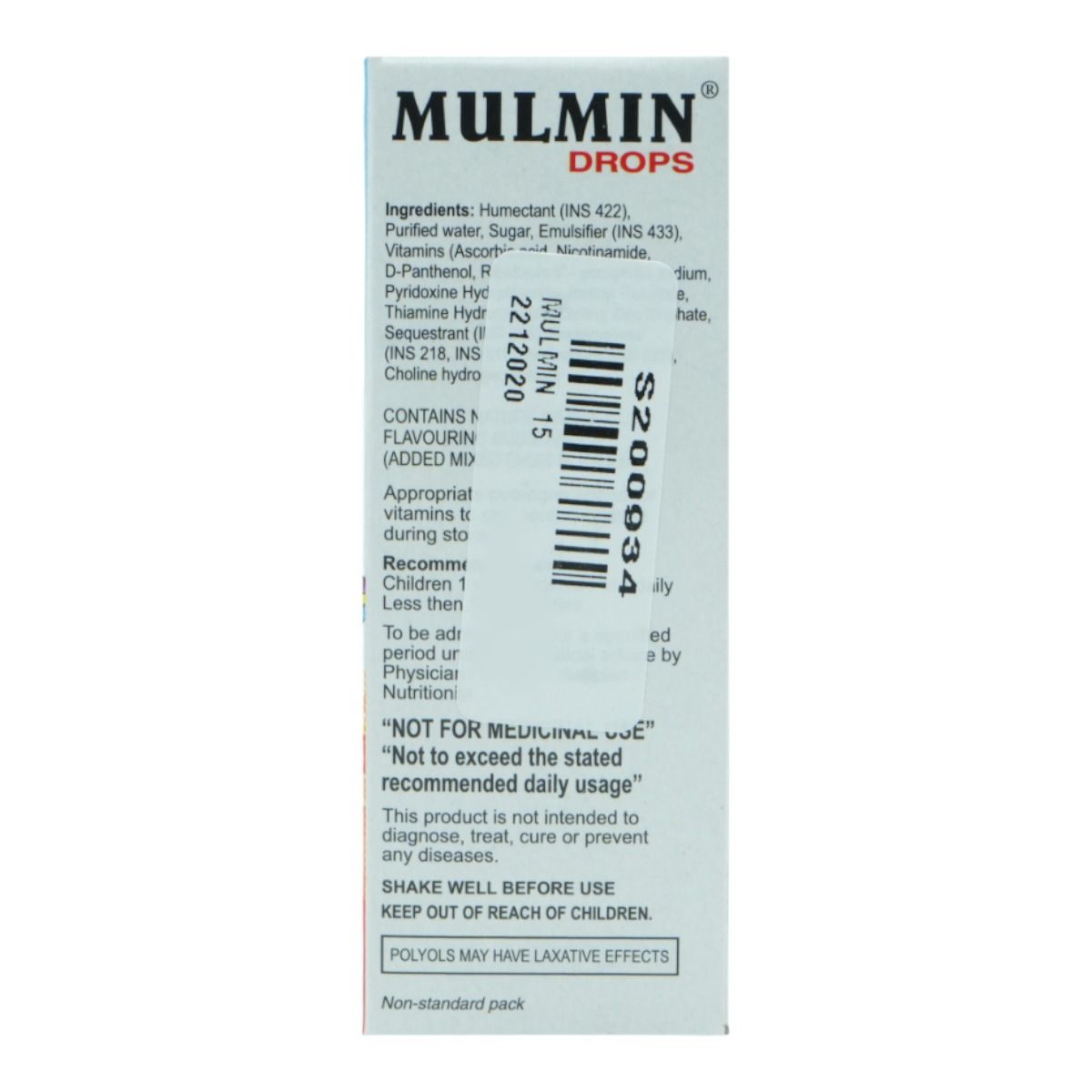 Mulmin Drops 15 ml Price, Uses, Side Effects, Composition - Apollo Pharmacy