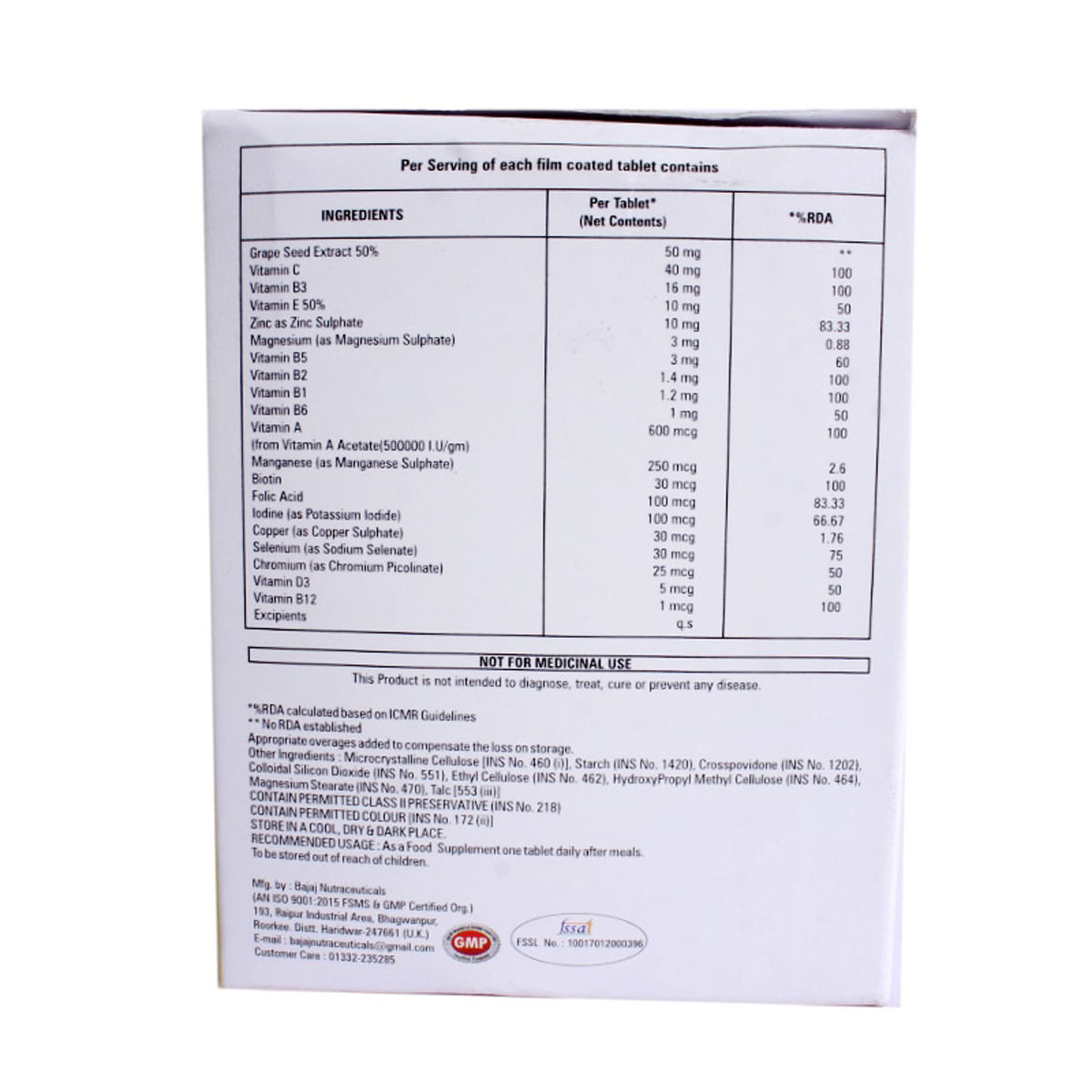 Multi-4-All Tablet 15's Price, Uses, Side Effects, Composition - Apollo ...