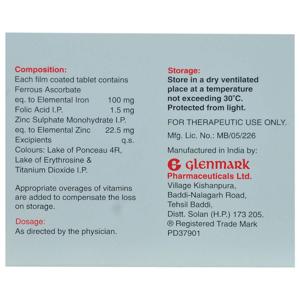 Mumfer XT Tablet 15's Price, Uses, Side Effects, Composition - Apollo ...