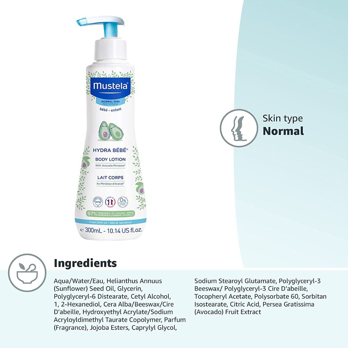 Mustela Hydra Bebe Body Lotion, 300 ml Price, Uses, Side Effects ...