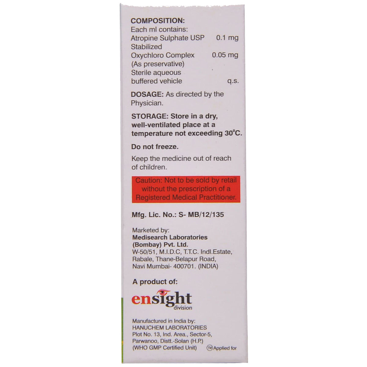 Myatro 0.01% Eye Drops 5 ml Price, Uses, Side Effects, Composition ...