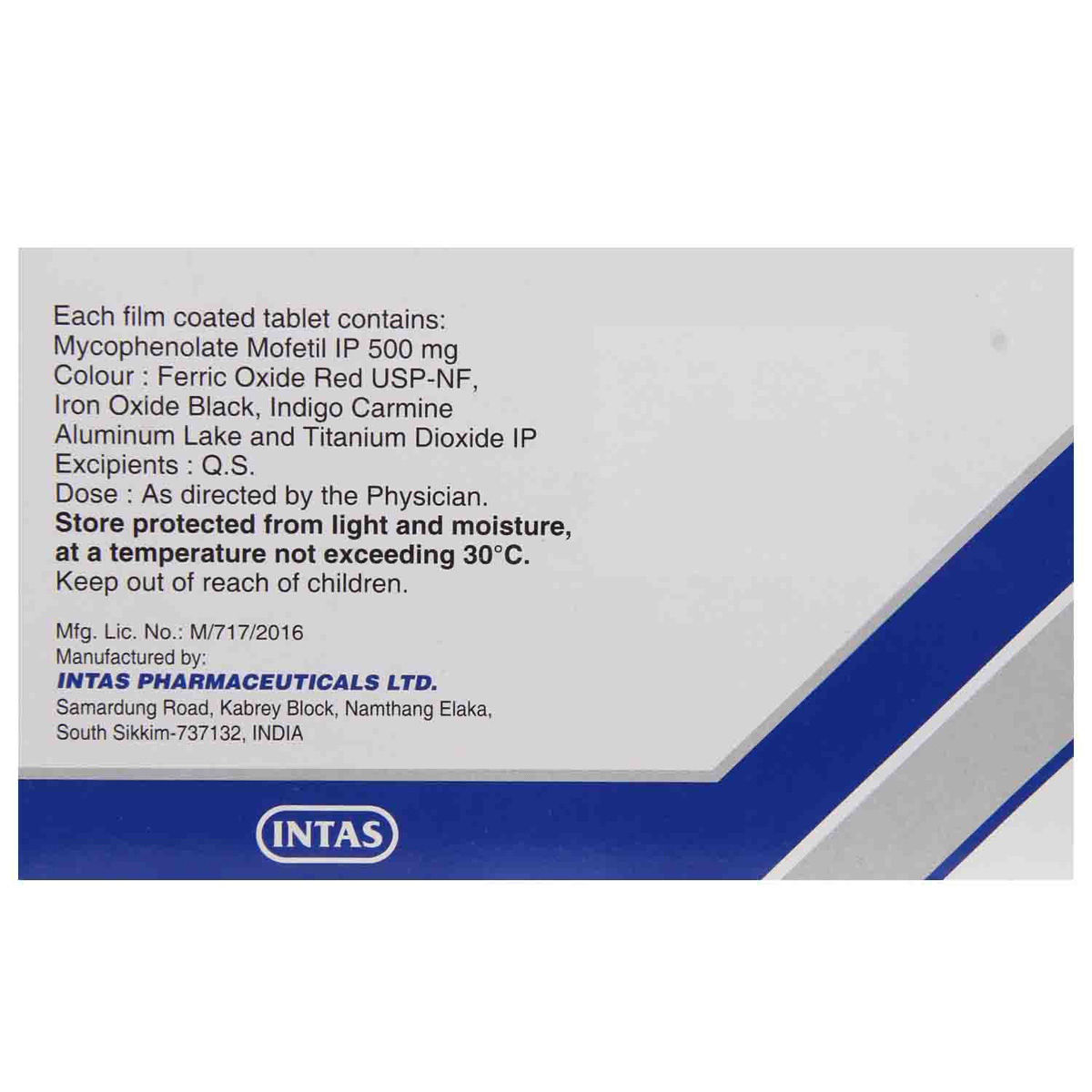 Mycofit 500 Tablet 10's Price, Uses, Side Effects, Composition - Apollo ...