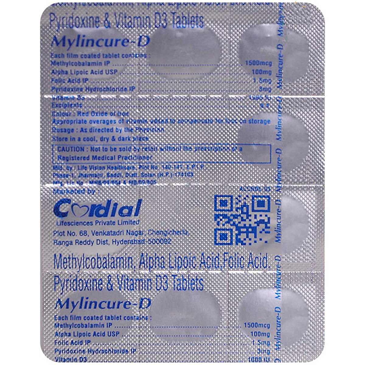 Mylincure D Tablet 10's Price, Uses, Side Effects, Composition - Apollo ...