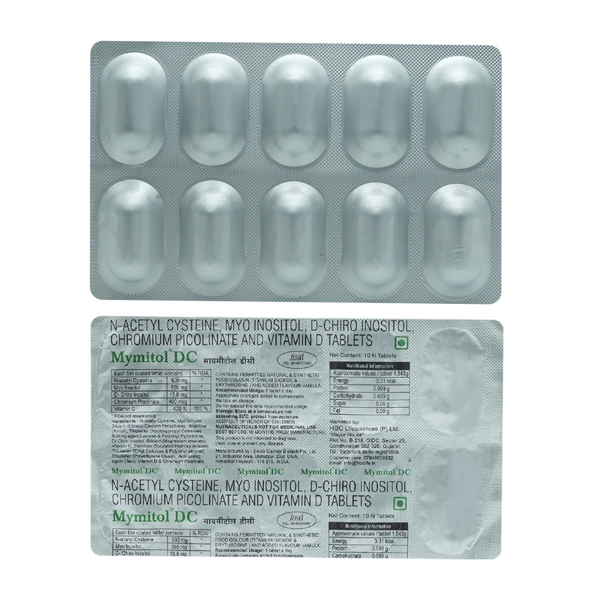 Mymitol DC Tablet 10's Price, Uses, Side Effects, Composition - Apollo ...