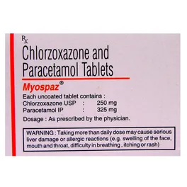 Myospaz Tablet | Uses, Side Effects, Price | Apollo Pharmacy