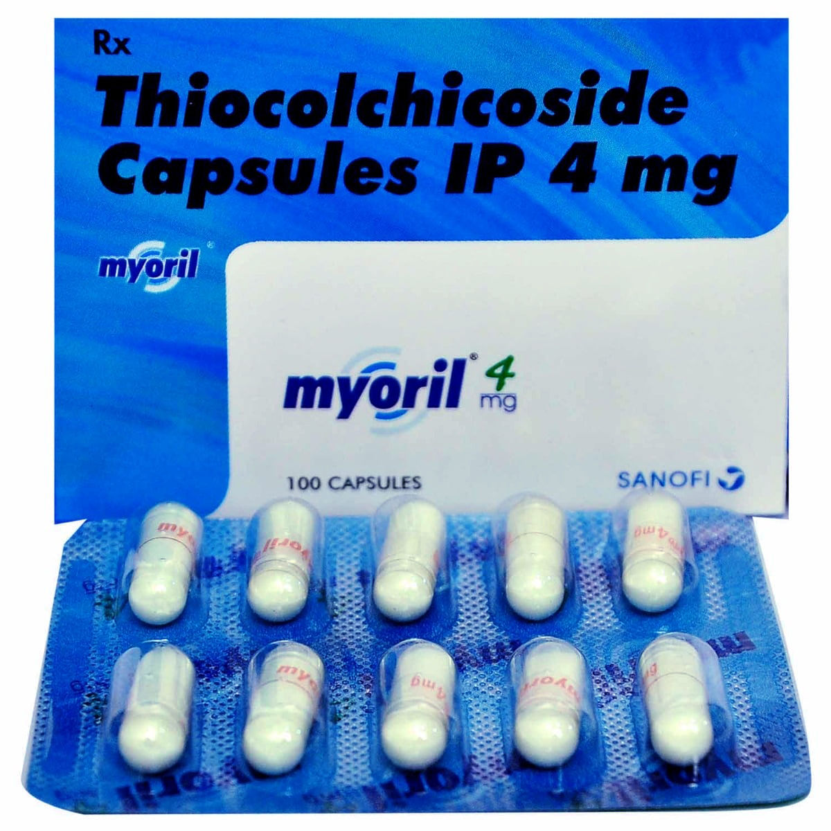 Myoril 4 mg Capsule | Uses, Side Effects, Price | Apollo Pharmacy