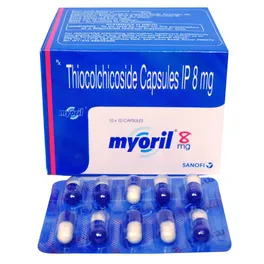 Myoril 8 mg Capsule | Uses, Side Effects, Price | Apollo Pharmacy