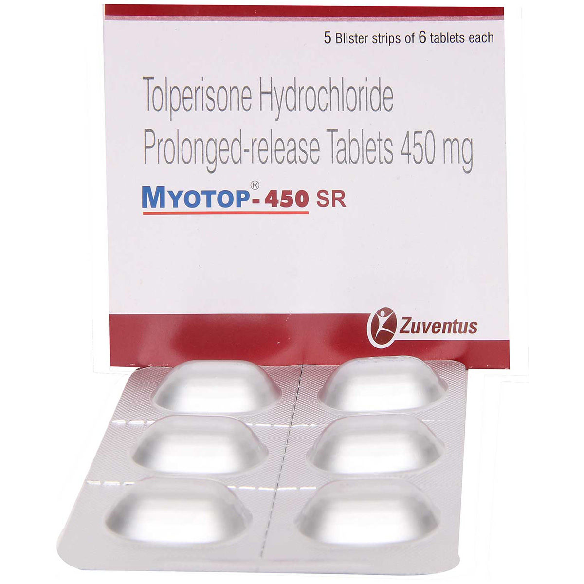 Myotop-450 SR Tablet 6's Price, Uses, Side Effects, Composition ...