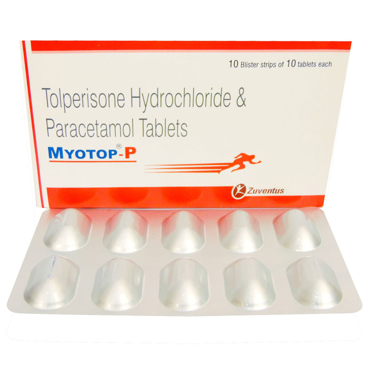 Myotop P Tablet | Uses, Side Effects, Price | Apollo Pharmacy