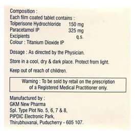 Myotop P Tablet | Uses, Side Effects, Price | Apollo Pharmacy