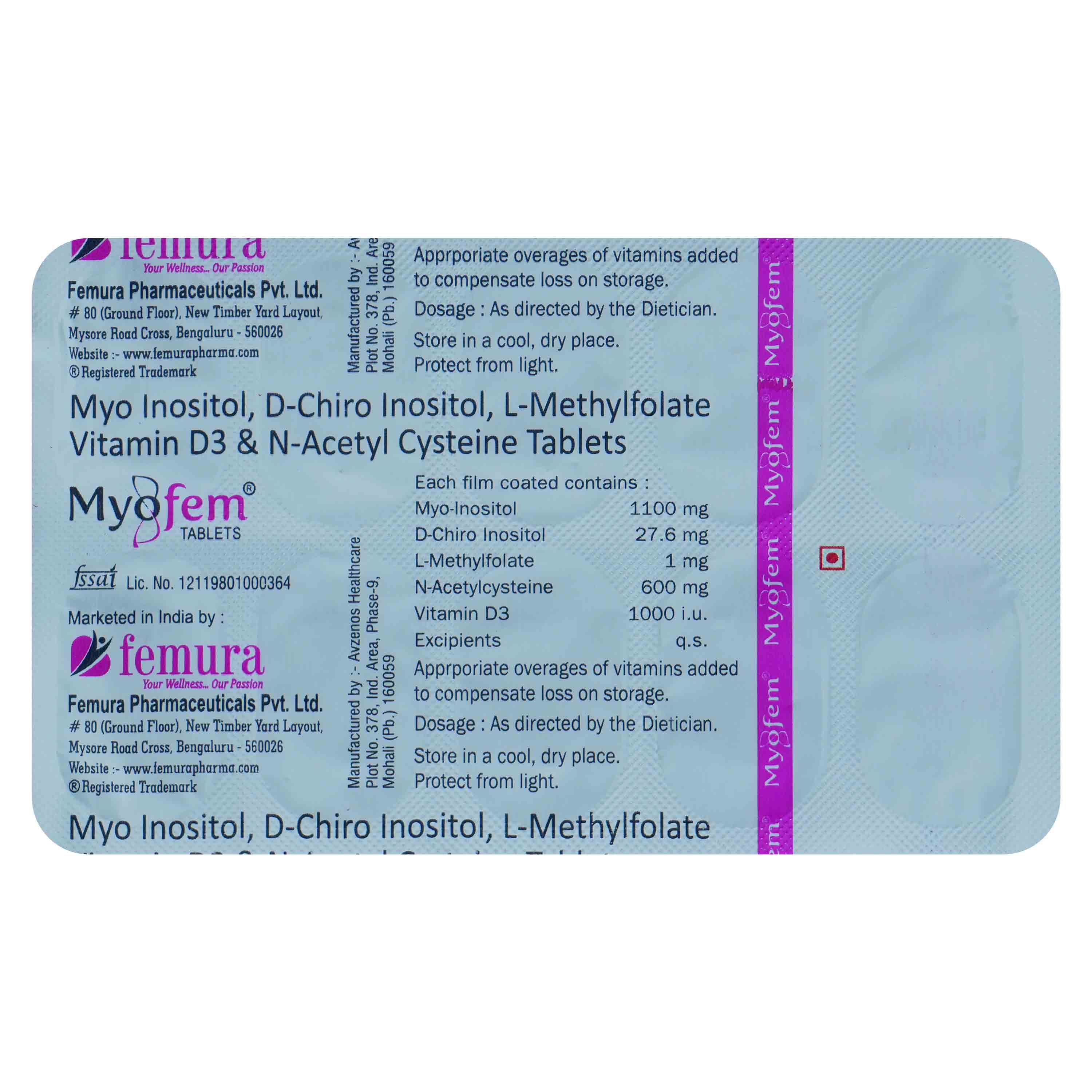 Myofem Tablet | Uses, Side Effects, Price | Apollo Pharmacy