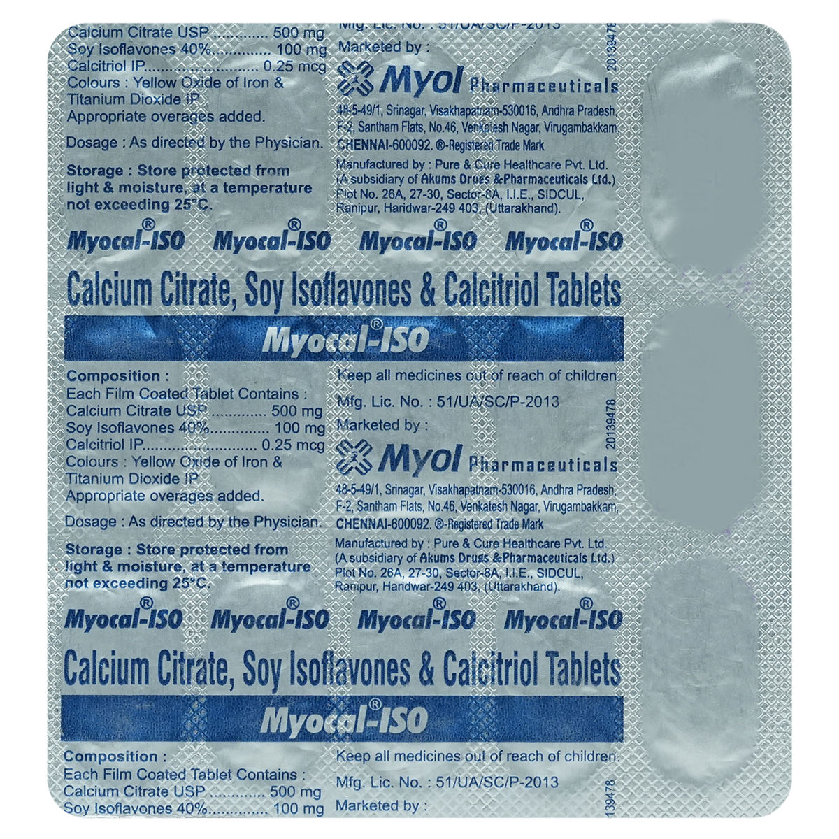 Myocal-Iso Tablet 15's Price, Uses, Side Effects, Composition - Apollo ...