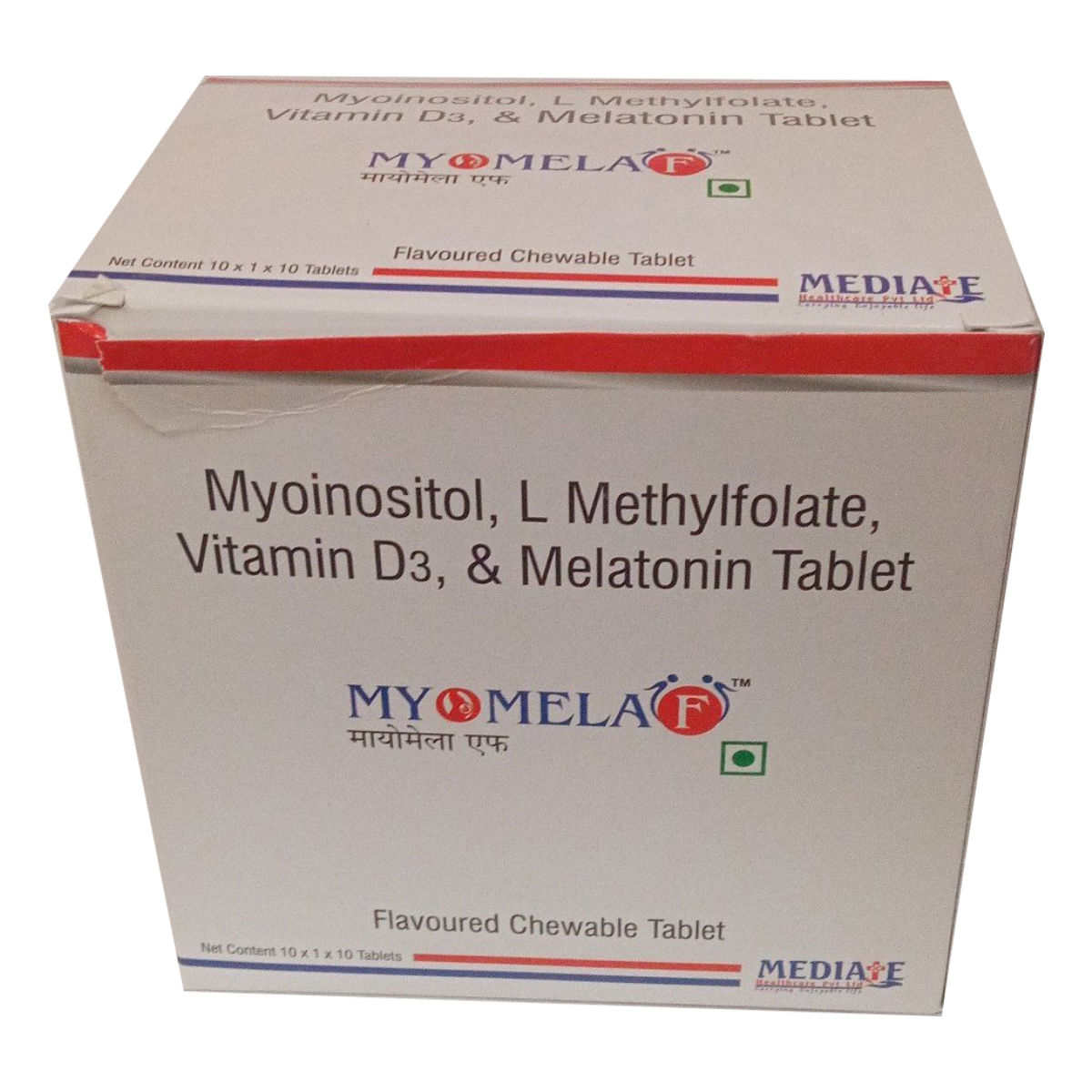 Myomela F Chewable Tablet | Uses, Side Effects, Price | Apollo Pharmacy