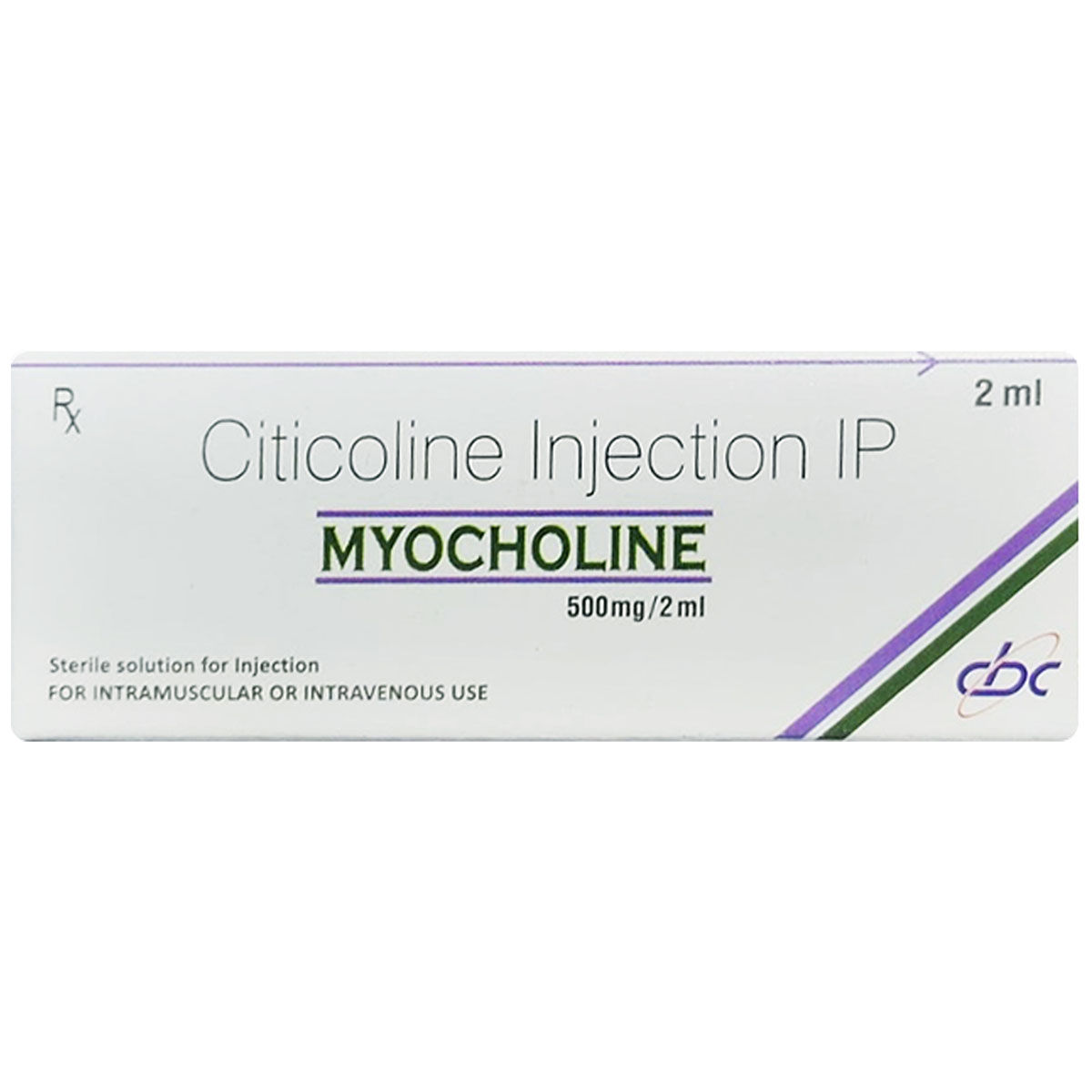 Myocholine 500 mg Injection 2 ml | Uses, Side Effects, Price | Apollo ...