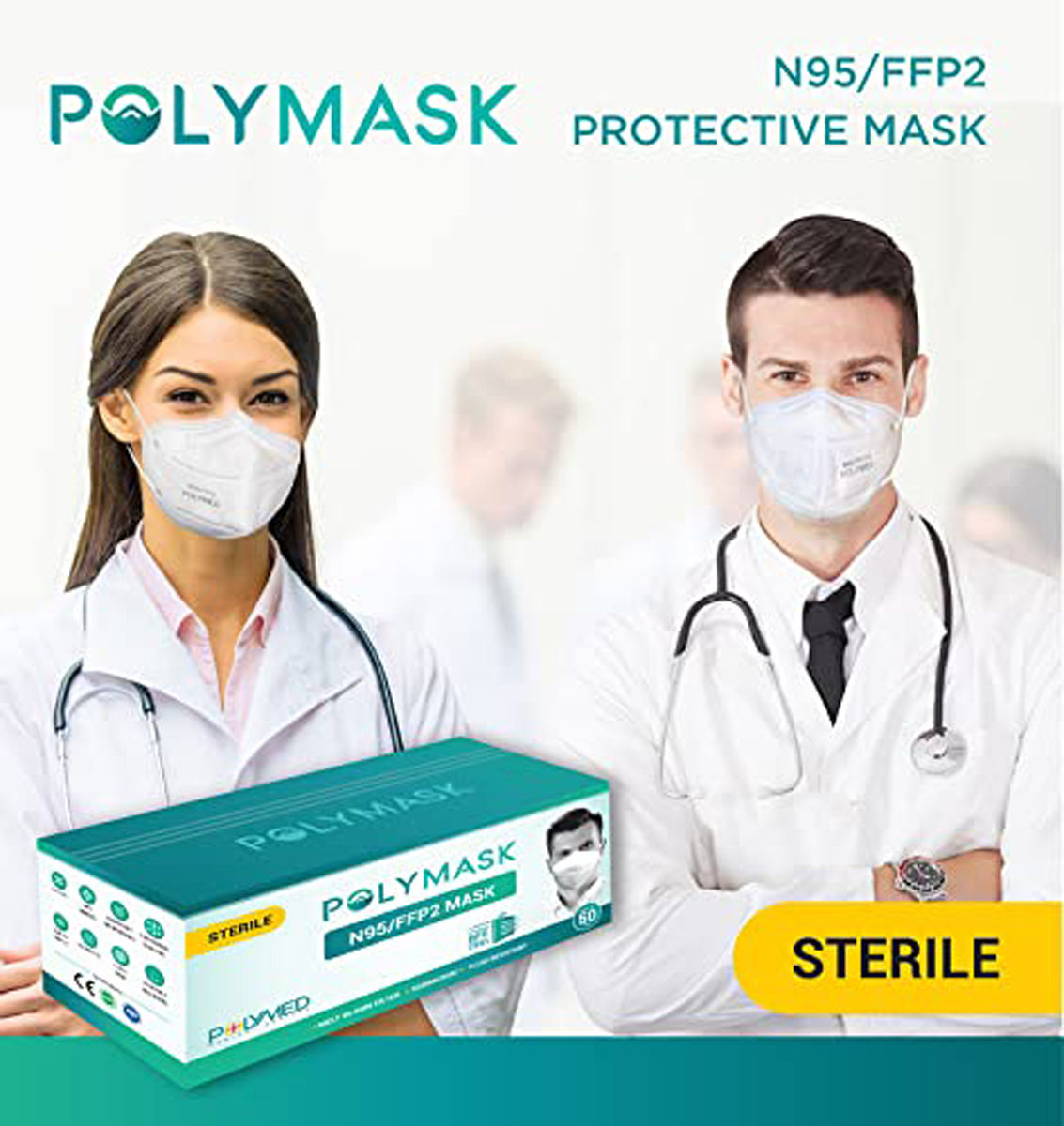 N95/Kn95/Ffp2 Polymask 91305 (Polymed) Price, Uses, Side Effects ...
