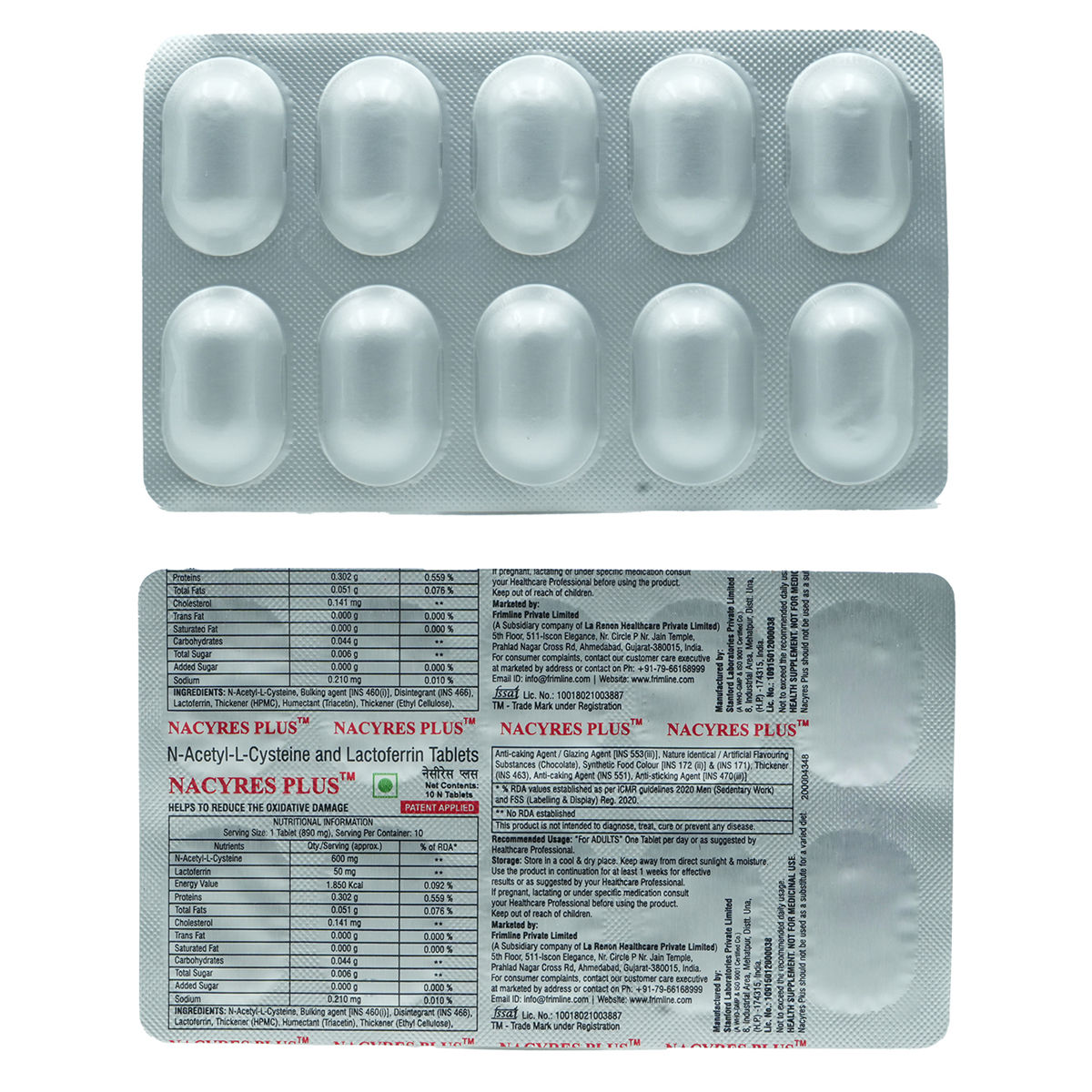 Nacyres Plus Tablet | Uses, Side Effects, Price | Apollo Pharmacy