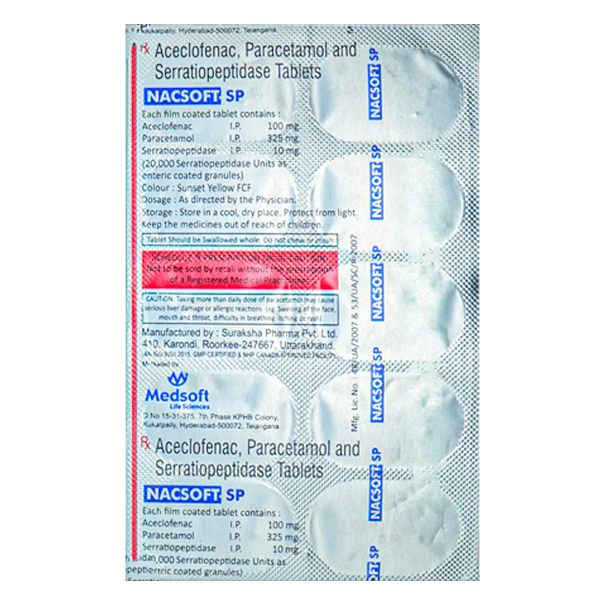 Nacsoft-SP Tablet | Uses, Side Effects, Price | Apollo Pharmacy