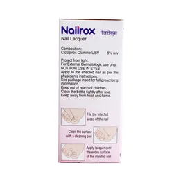 Nailrox Nail Lacquer 5 ml | Uses, Side Effects, Price | Apollo Pharmacy