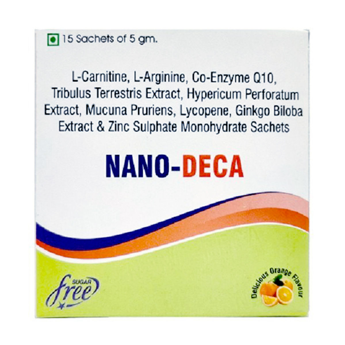Nano-Deca Sugar Free Orange Sachet 5G | Uses, Side Effects, Price ...