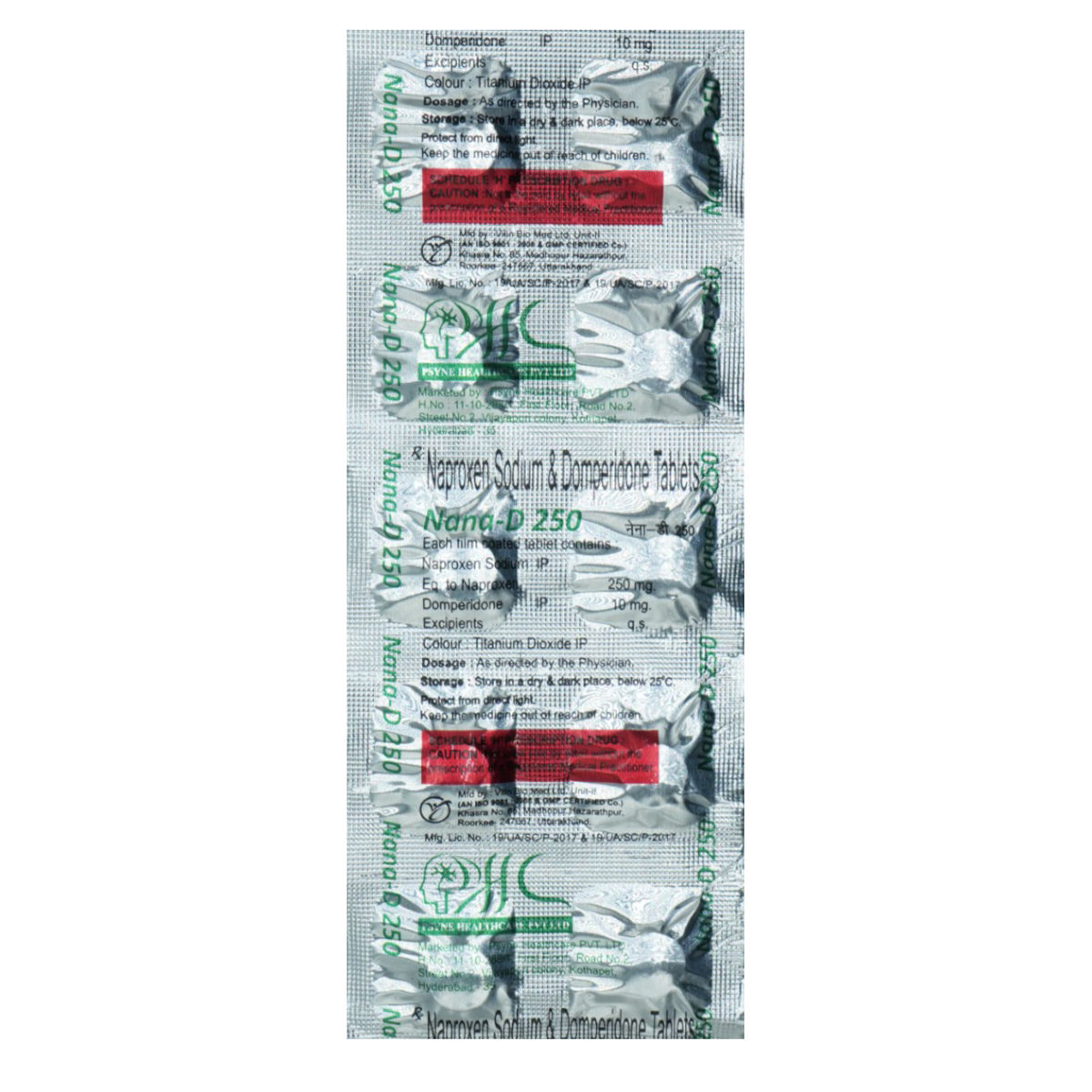 Nana-D 250 Tablet | Uses, Side Effects, Price | Apollo Pharmacy