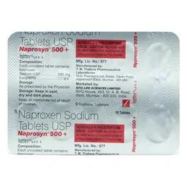Naprosyn 500 Plus Tablet | Uses, Side Effects, Price | Apollo Pharmacy