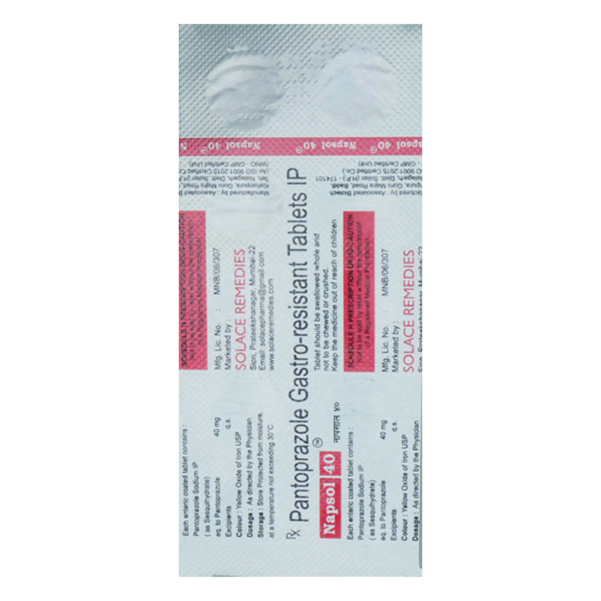 Napsol 40 Tablet | Uses, Side Effects, Price | Apollo Pharmacy