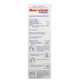 Buy Nasoclear Ultra Wash Nasal Spray, 100 ml | 19 Minutes Delivery ...