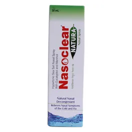 Buy Nasoclear Natura Nasal Spray, 30 ml | 19 Minutes Delivery | Apollo ...