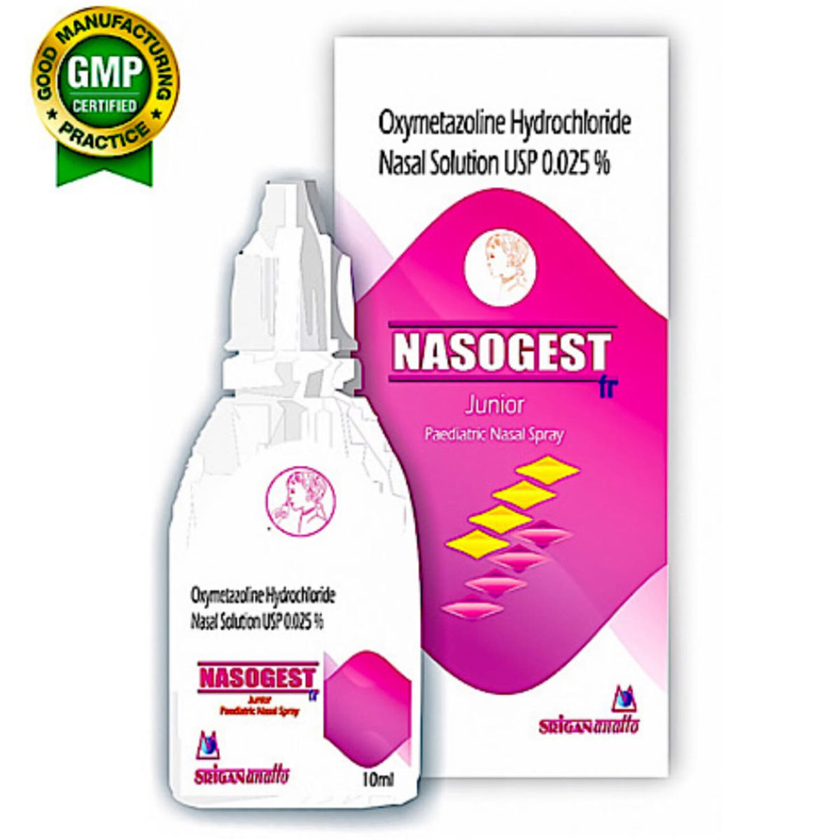 Nasogest FR 0.025% Junior Nasal Spray | Uses, Side Effects, Price ...