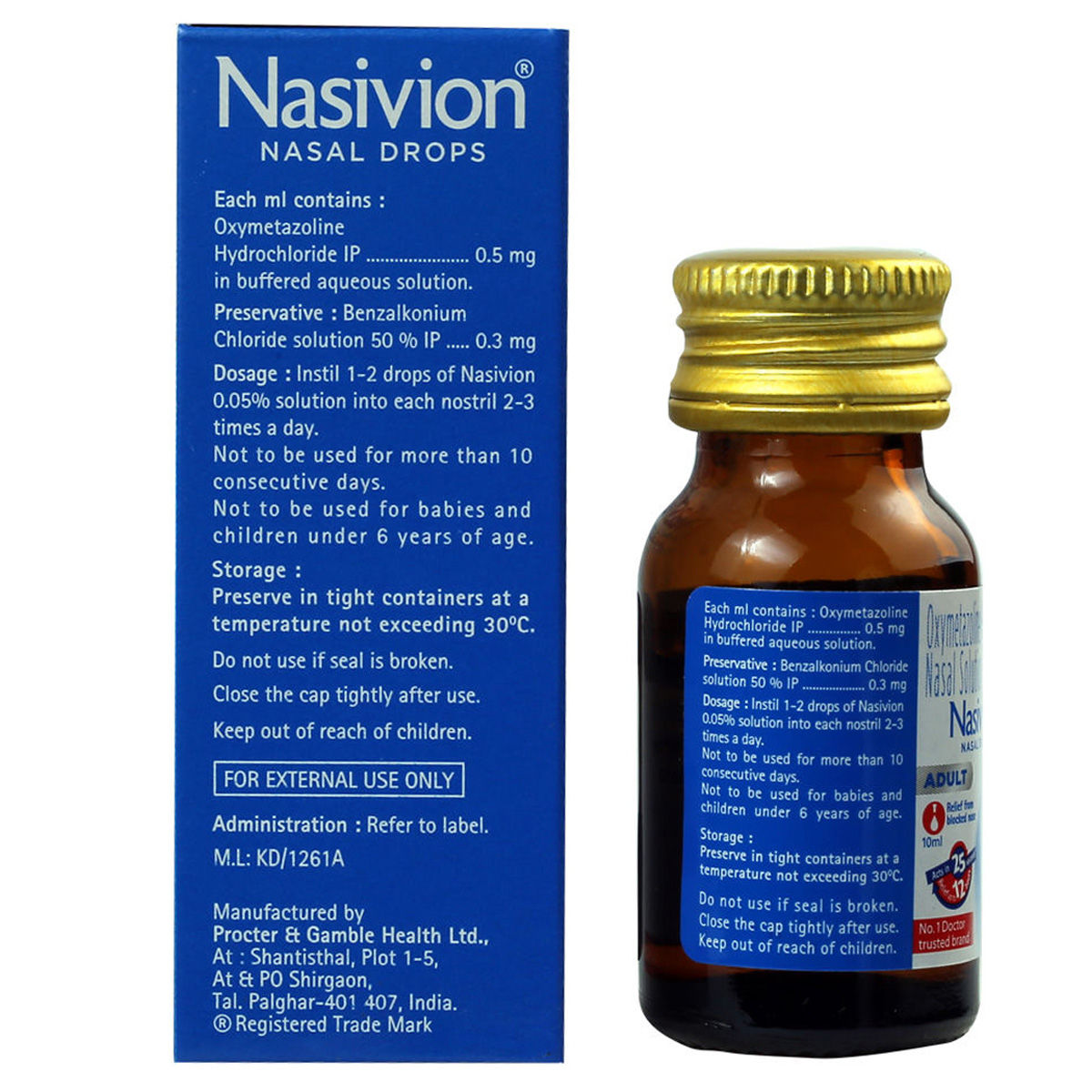 Nasivion Adult Nasal Drops | Uses, Side Effects, Price | Apollo Pharmacy