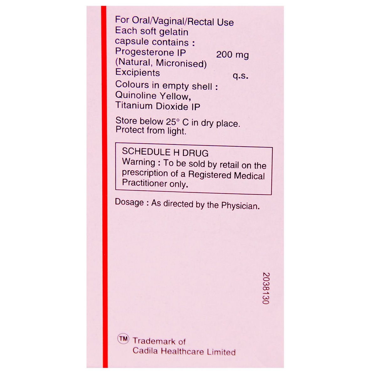 Naturogest 200 mg Capsule 10's Price, Uses, Side Effects, Composition ...