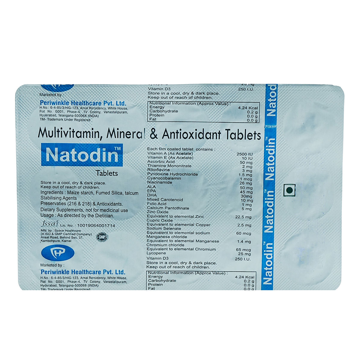 Natodin Tablet | Uses, Side Effects, Price | Apollo Pharmacy