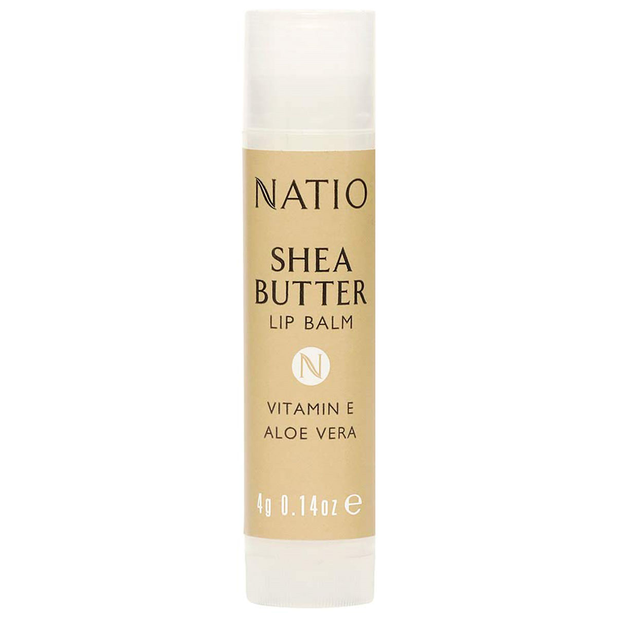 Buy Natio Shea Butter Vitamin-E Aloe Vera Lip Balm, 4 gm | 19 Minutes ...