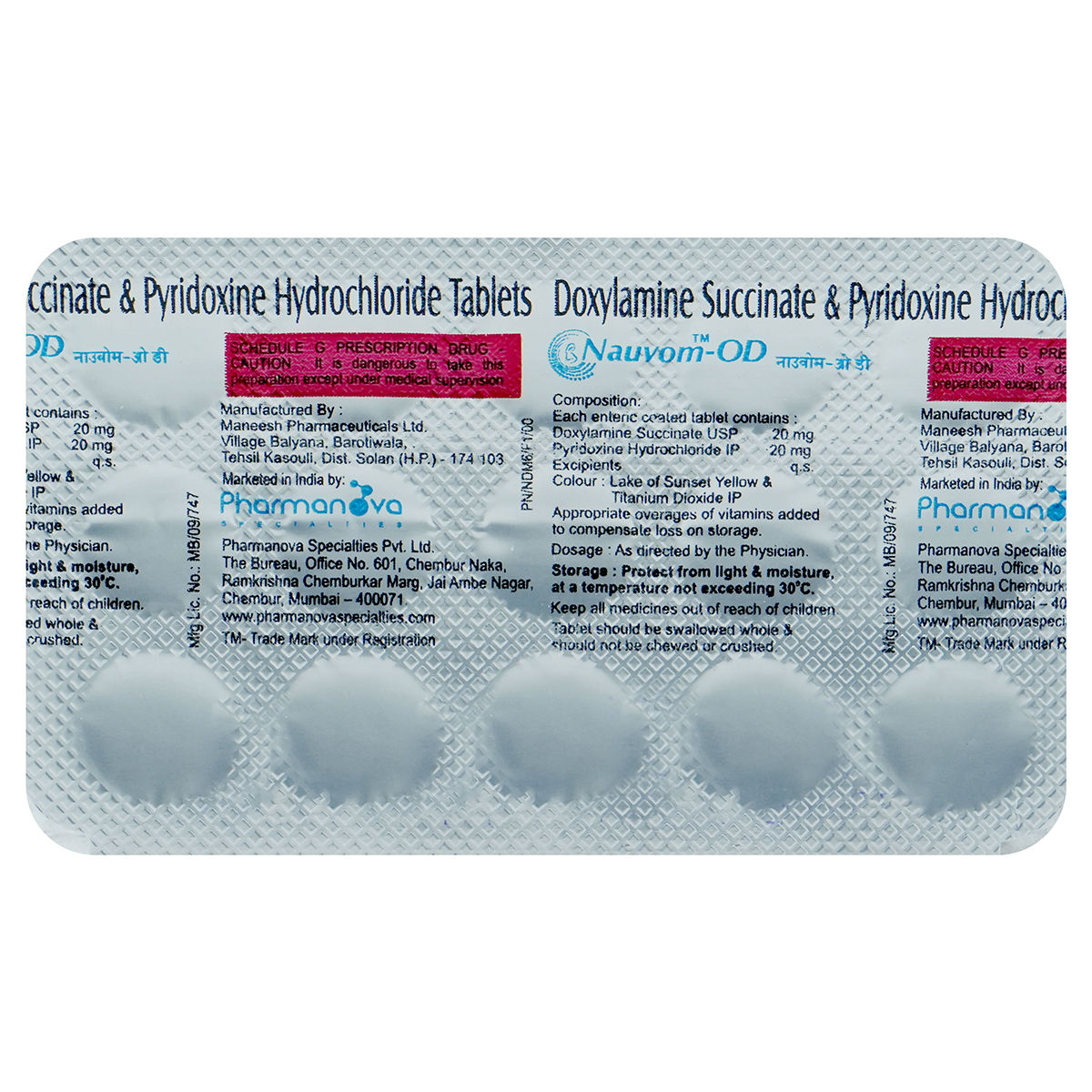 Nauvom-OD Tablet | Uses, Side Effects, Price | Apollo Pharmacy