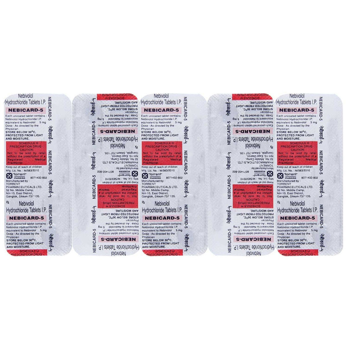 Nebicard-5 Tablet | Uses, Side Effects, Price | Apollo Pharmacy