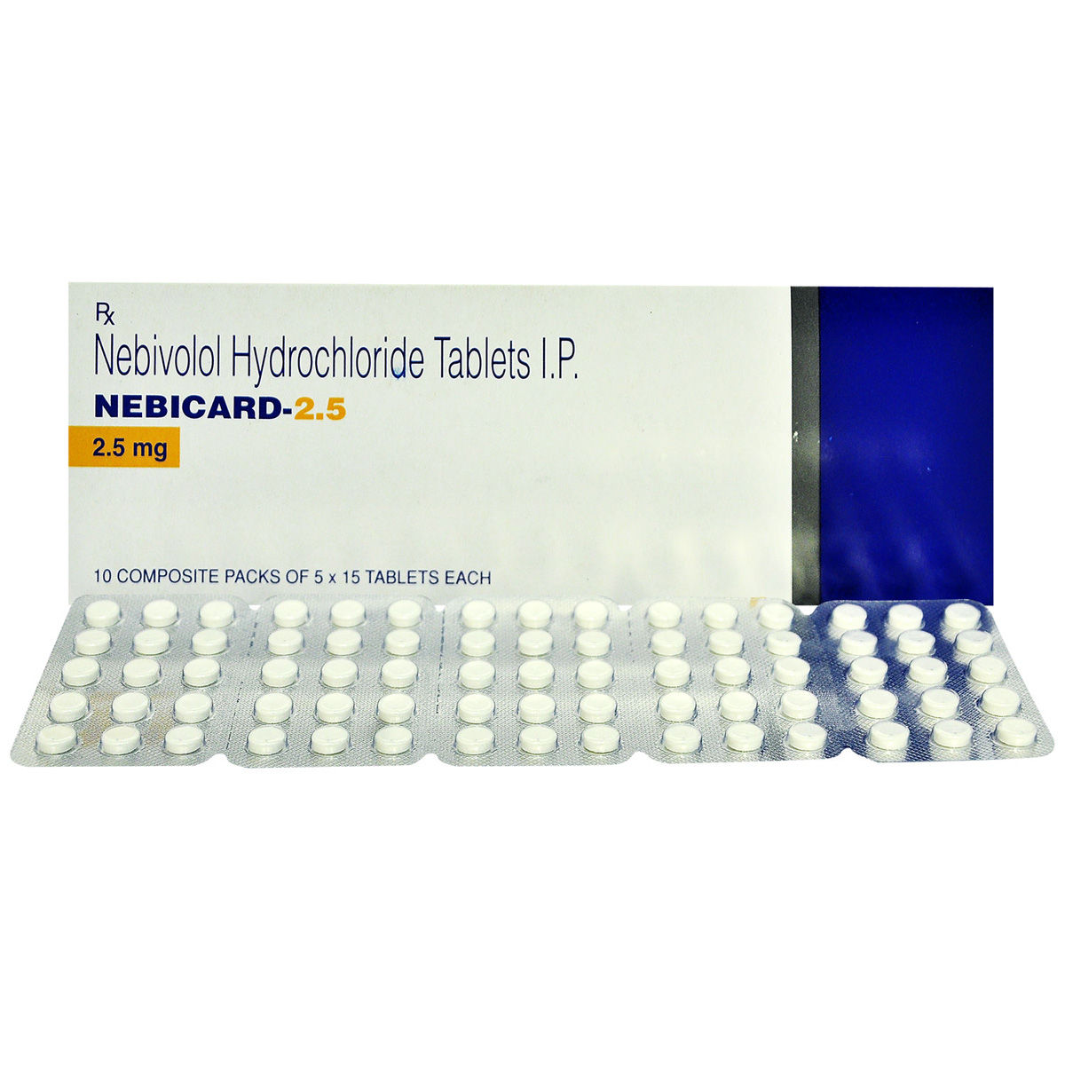 Nebicard-2.5 Tablet 15's Price, Uses, Side Effects, Composition - Apollo Pharmacy