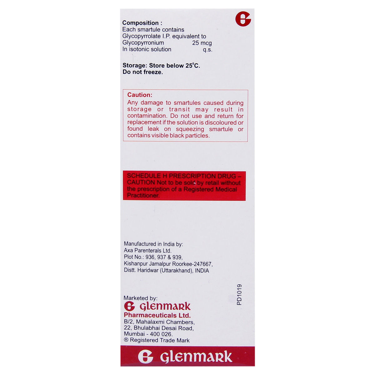 Nebzmart G 25 mcg Smartules 5x2 ml Price, Uses, Side Effects ...