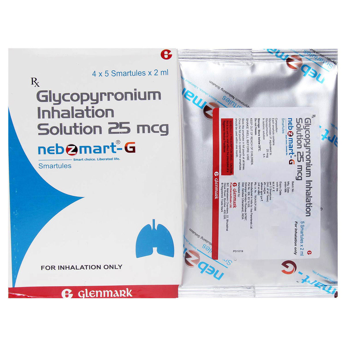 Nebzmart G 25 mcg Smartules 5x2 ml Price, Uses, Side Effects ...