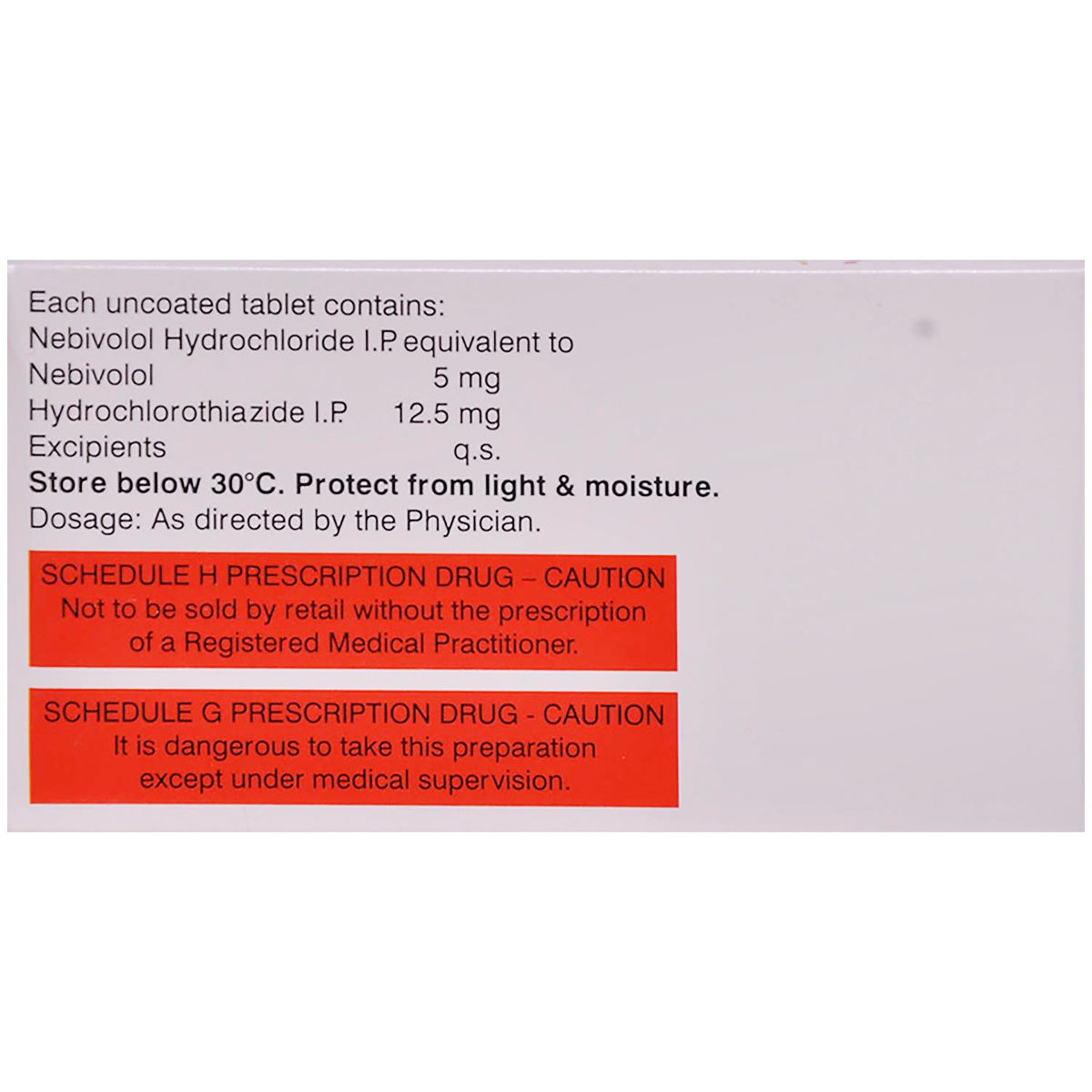 Nebistar-H Tablet 15's Price, Uses, Side Effects, Composition - Apollo ...