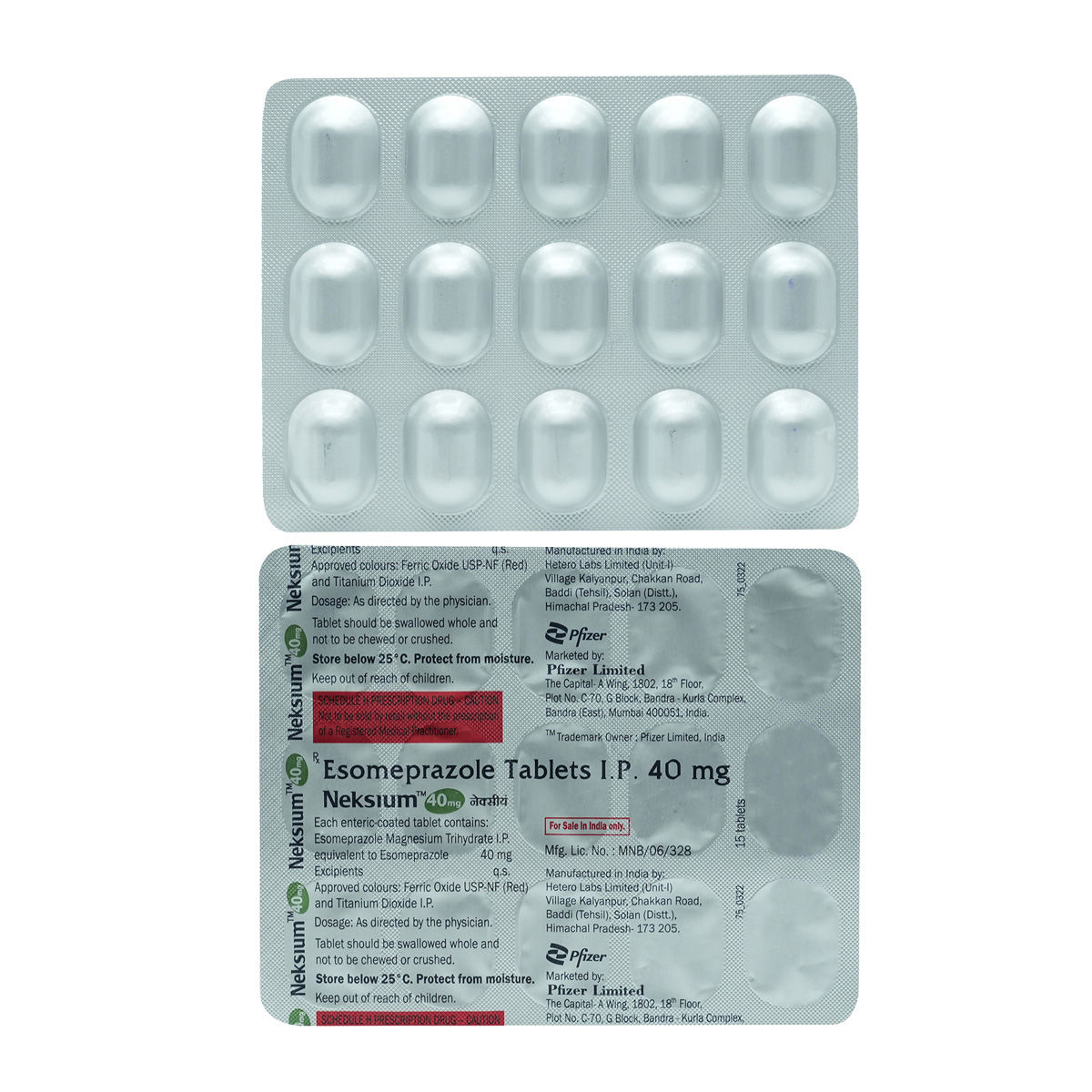 Neksium 40 mg Tablet 15's Price, Uses, Side Effects, Composition ...