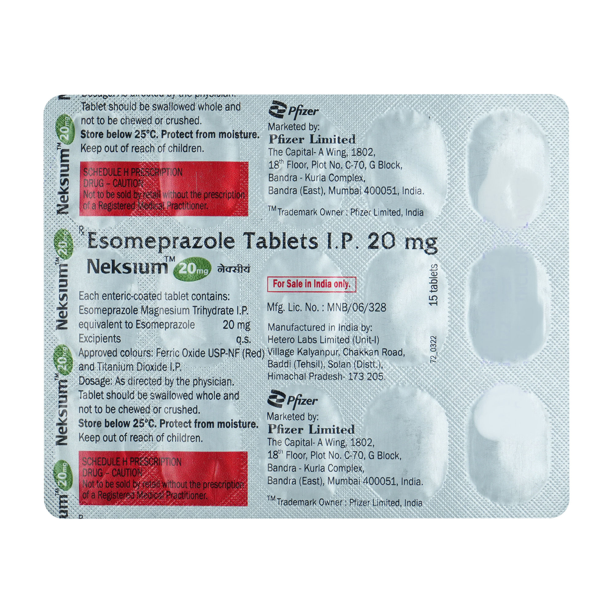 Neksium 20 mg Tablet | Uses, Side Effects, Price | Apollo Pharmacy