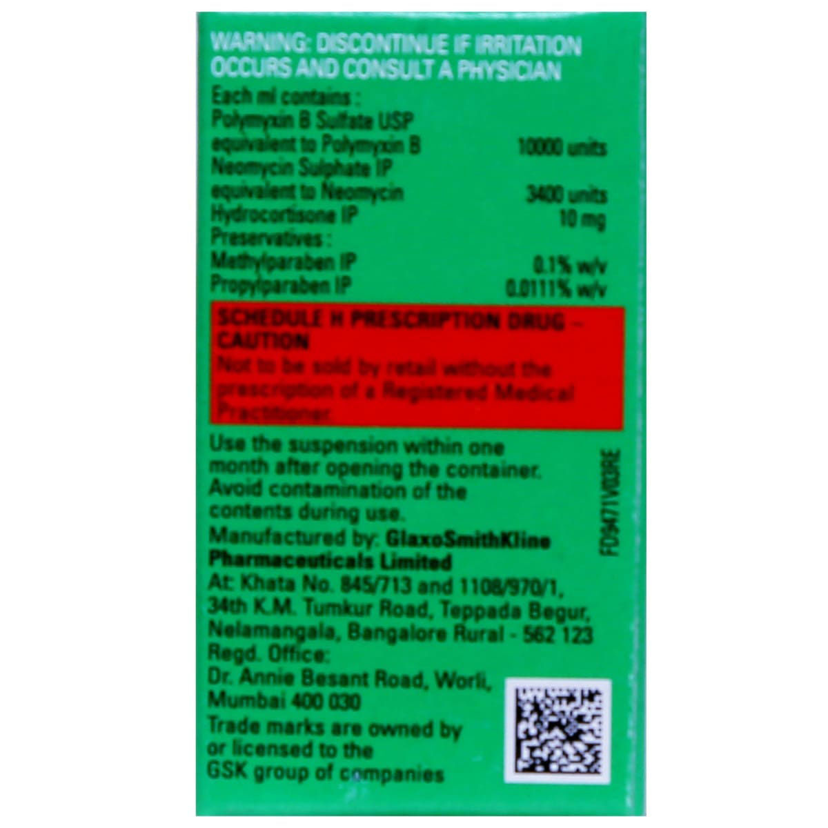 Neosporin H Ear Drops 5ml | Uses, Side Effects, Price | Apollo Pharmacy