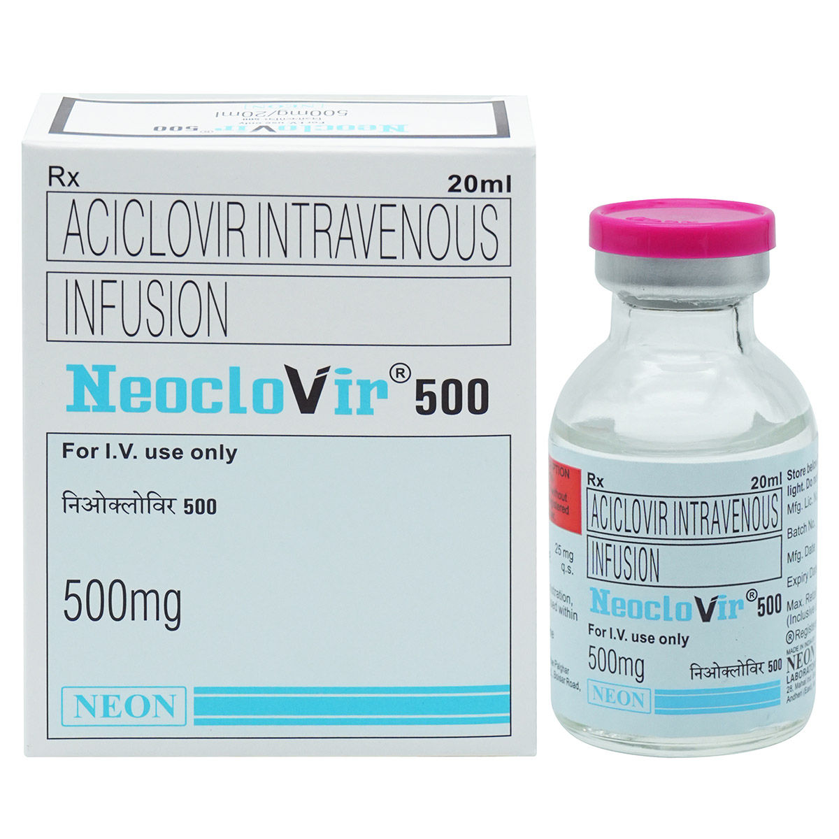 Neoclovir 500 mg Injection | Uses, Side Effects, Price | Apollo Pharmacy